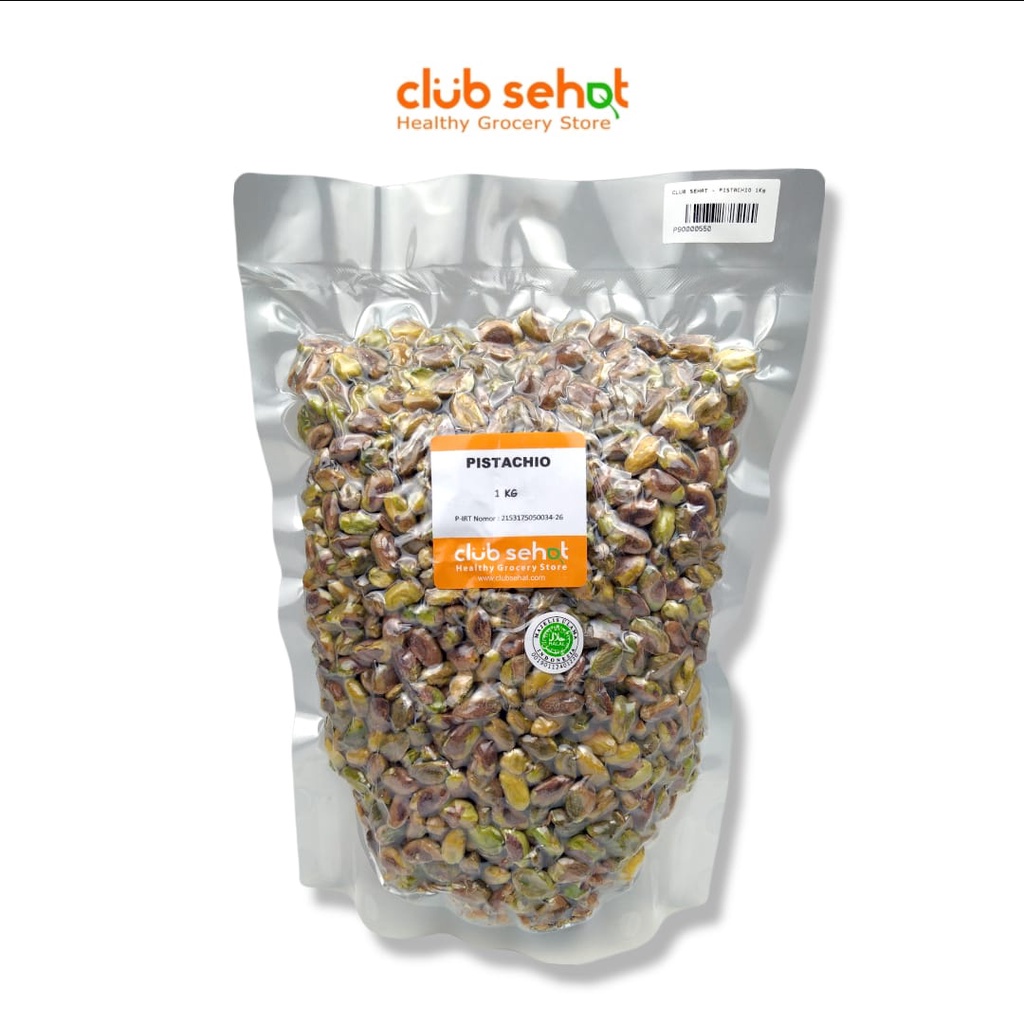 Jual Club Sehat - Pistachio Raw / Mentah 1Kg | Shopee Indonesia
