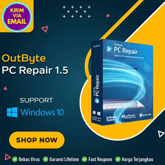 Jual Software Meningkatkan Peforma PC: OutByte PC Repair 1 [Win ...