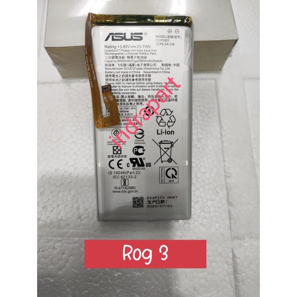 Jual Batre baterry Asus ROG 3 original copotan ready | Shopee Indonesia