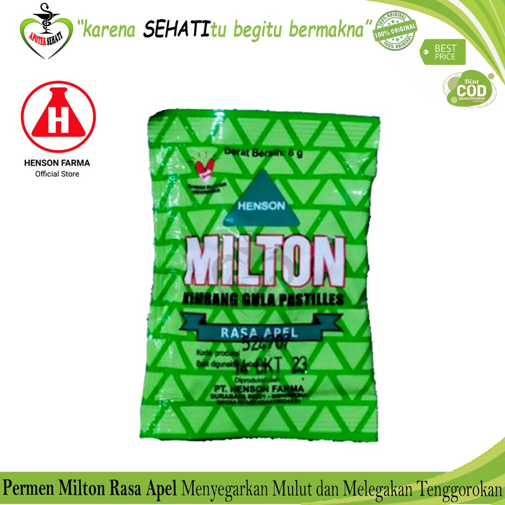 Jual Milton Permen Sachet All Varian Milton Pastiles Candy | Shopee ...