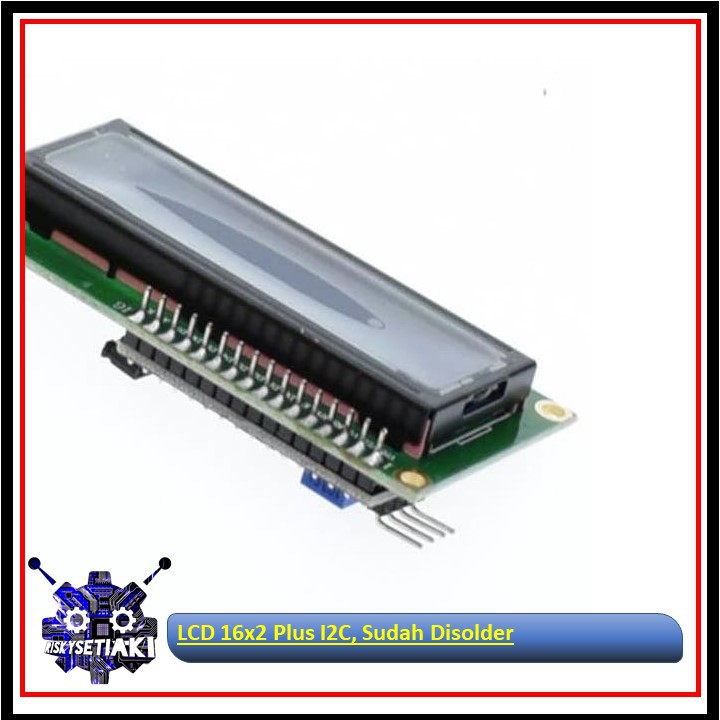 Jual LCD 16x2 PLUS I2C SUDAH DISOLDER LCD 1602 BlUE BACKLIGHT I2C ...