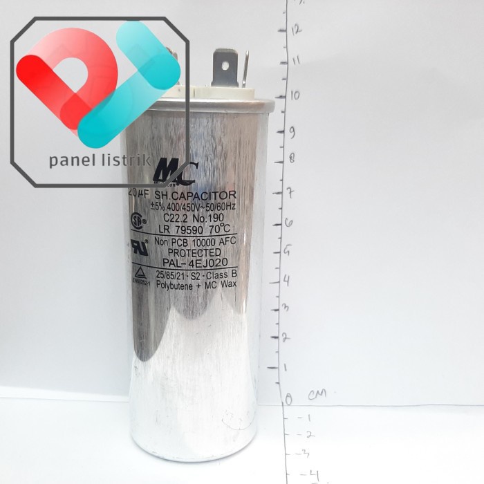Jual Capasitor Ac 20 uf micro Kapasitor outdoor merk Mc | Shopee Indonesia