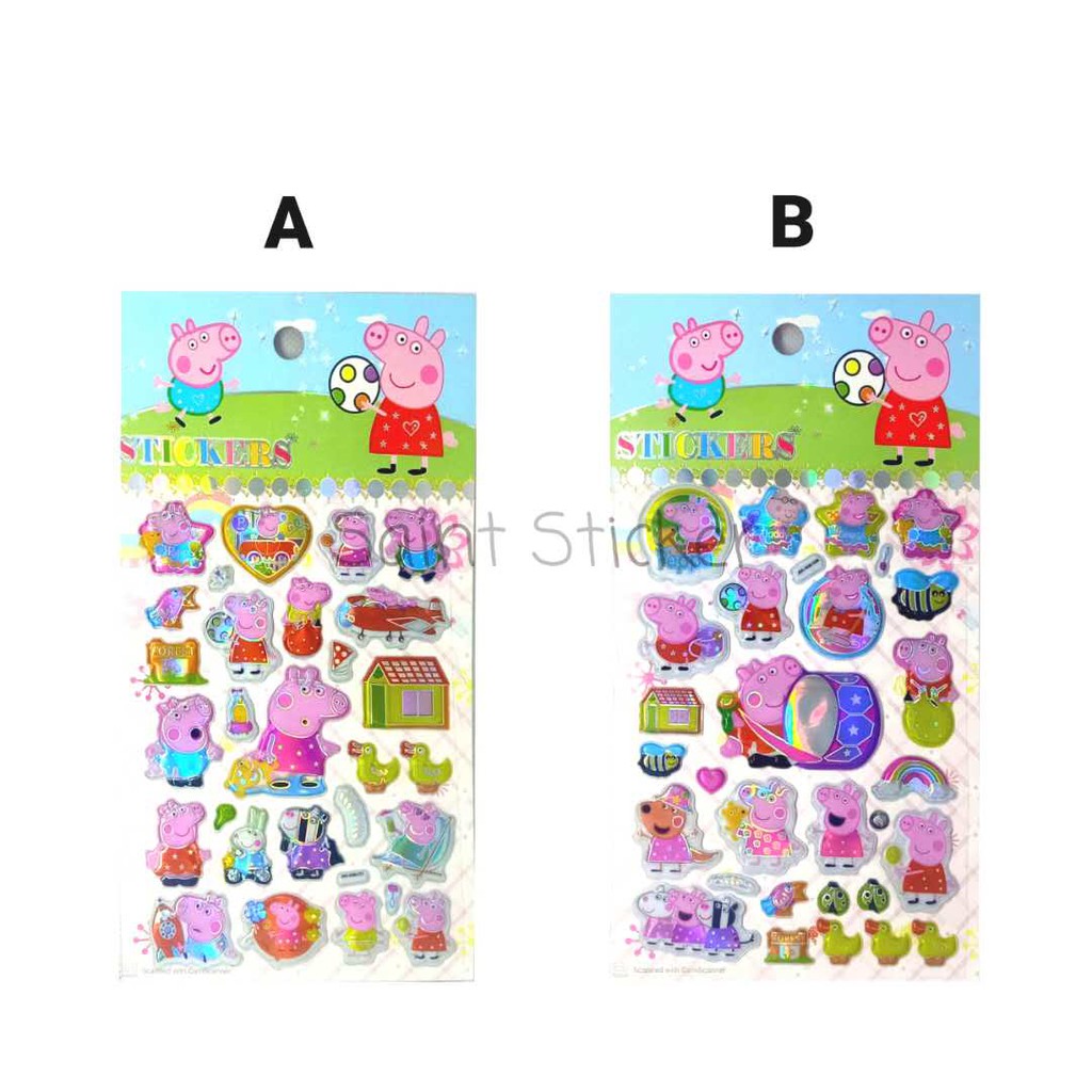 Jual Sticker Timbul Gambar Tempel Stiker Premium Anak Karakter Kartun ...