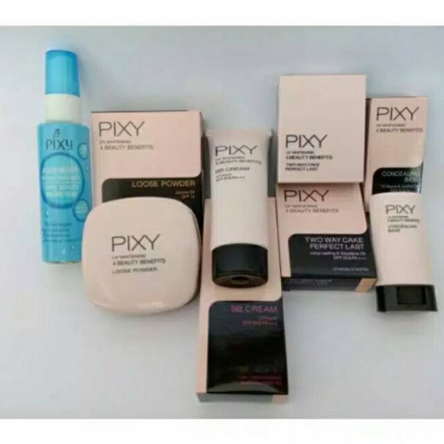 Jual PIXY 4BB PAKET (FREE SHEET MASK) PAKET BEAUTY BENEFIT +AQUA ...