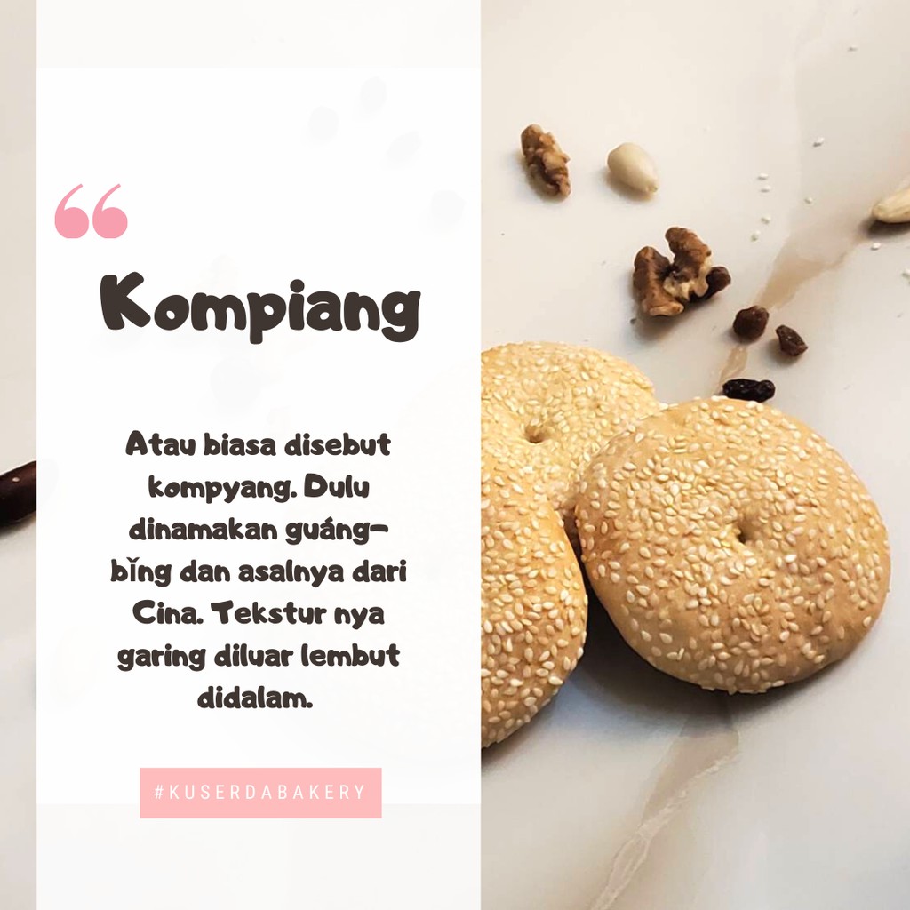 Jual roti kompiang - enak - garing diluar lembut didalam - roti enak ...