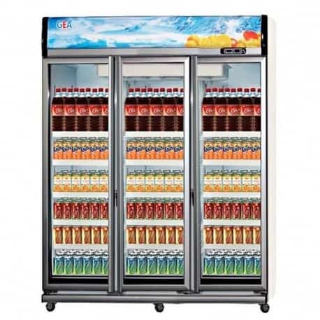 Jual SHOWCASE CHILLER GEA EXPO 1300 LITER 4 EMPAT PINTU 840 WATT ...