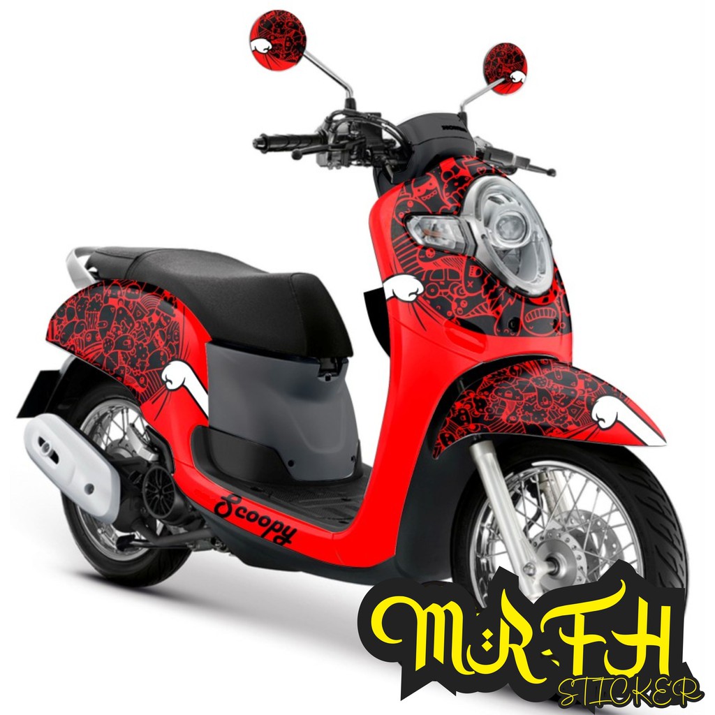 Jual Decal scoopy full body Full Blok Decal Scopy Dekal New Fi 2017 ...