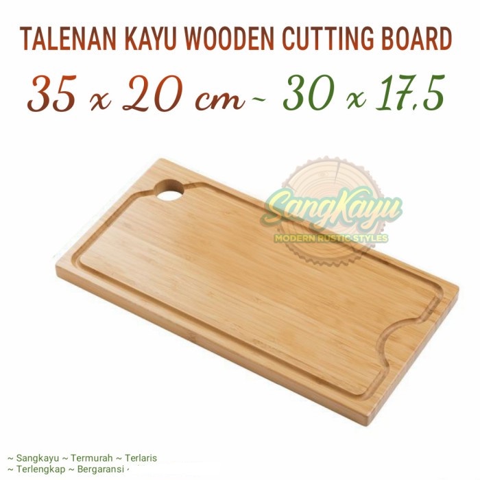 Jual Nampan kayu talenan kayu jati mahoni wooden cutting board line ...