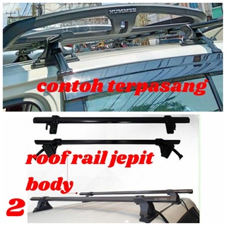 Jual Paket Lengkap Rack Mobil TRD Sportivo Hummer Rak Roof Rail Jepit ...
