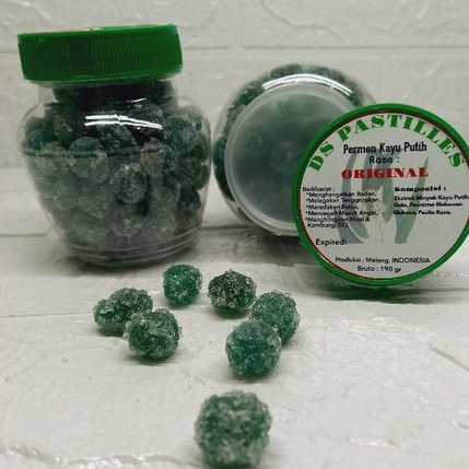 Jual [ promo ] permen minyak kayu putih original 1 toples DS PATILLES ...