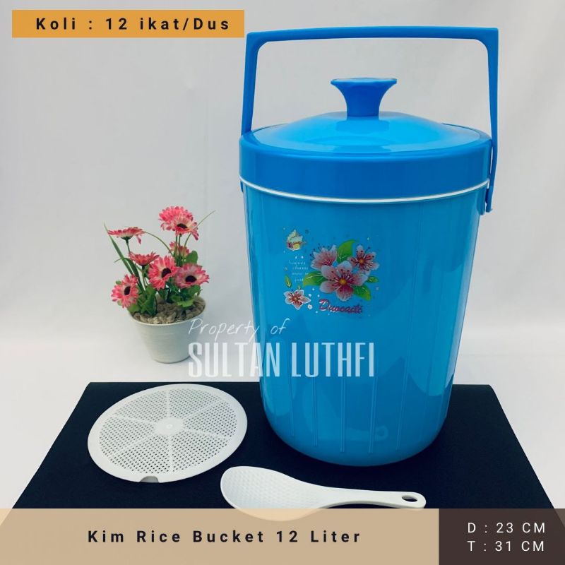Jual Kim Rice Bucket 12 Liter | Shopee Indonesia