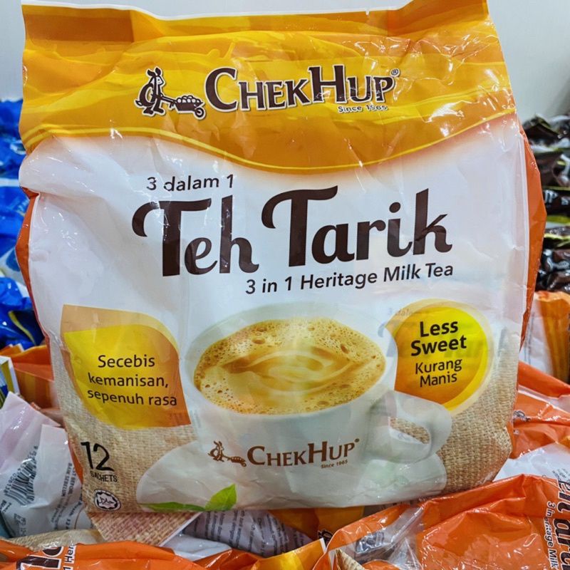 Jual Chek Hup 3in1 Teh Tarik Less Sweet | Original Malaysia | Shopee ...