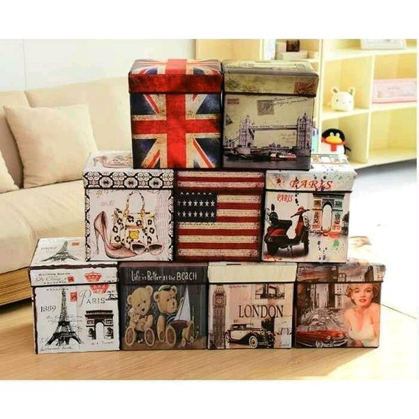 Jual Storage box / Storage Stool / Tempat Penyimpanan Serbaguna / Kotak ...