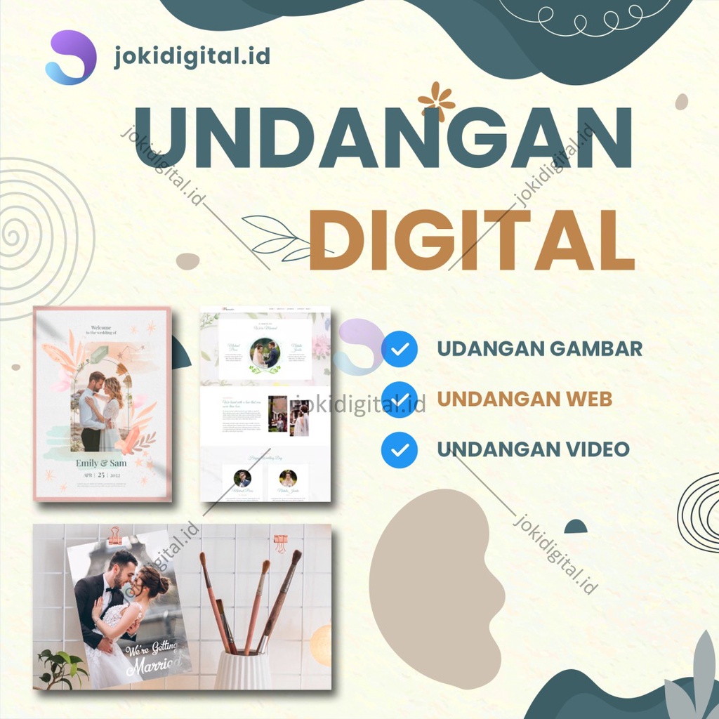 Jual Undangan Digital Pernikahan | Invitation | Wedding | Khitan ...