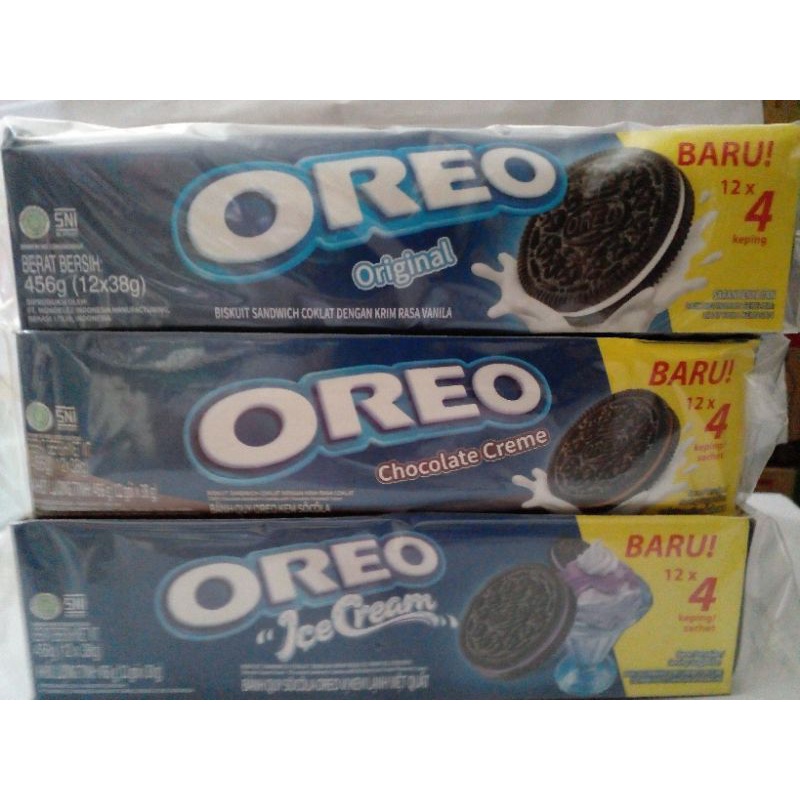 Jual Oreo Biskuit Sandwich box 36.8gr x 12 sachet | Shopee Indonesia