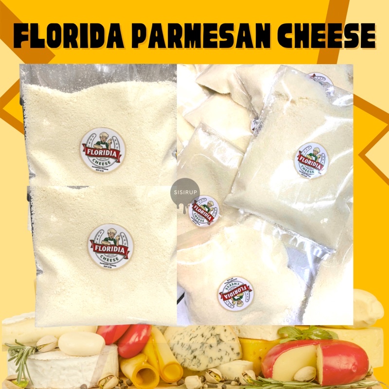 Jual FLORIDIA Parmesan Cheese 100 GR / Keju Parmesan Bubuk / Grated ...