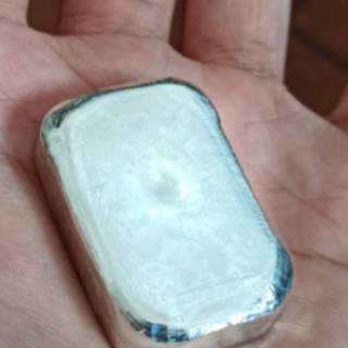 Jual Perak murni batangan pure silver 999 ready stok @ 100 gram ...