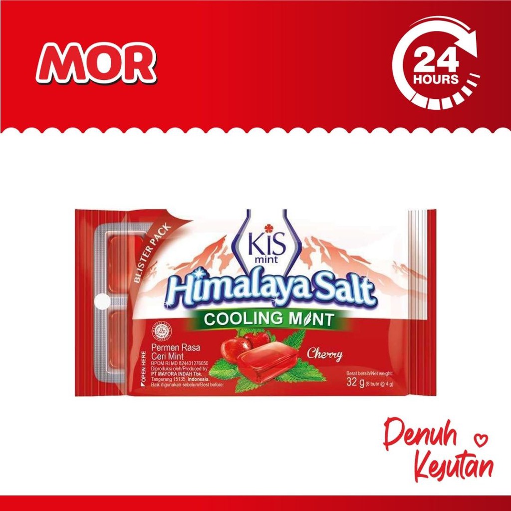 Jual KIS Himalaya Salt Cherry Mint Permen Ceri 32 gr | Shopee Indonesia