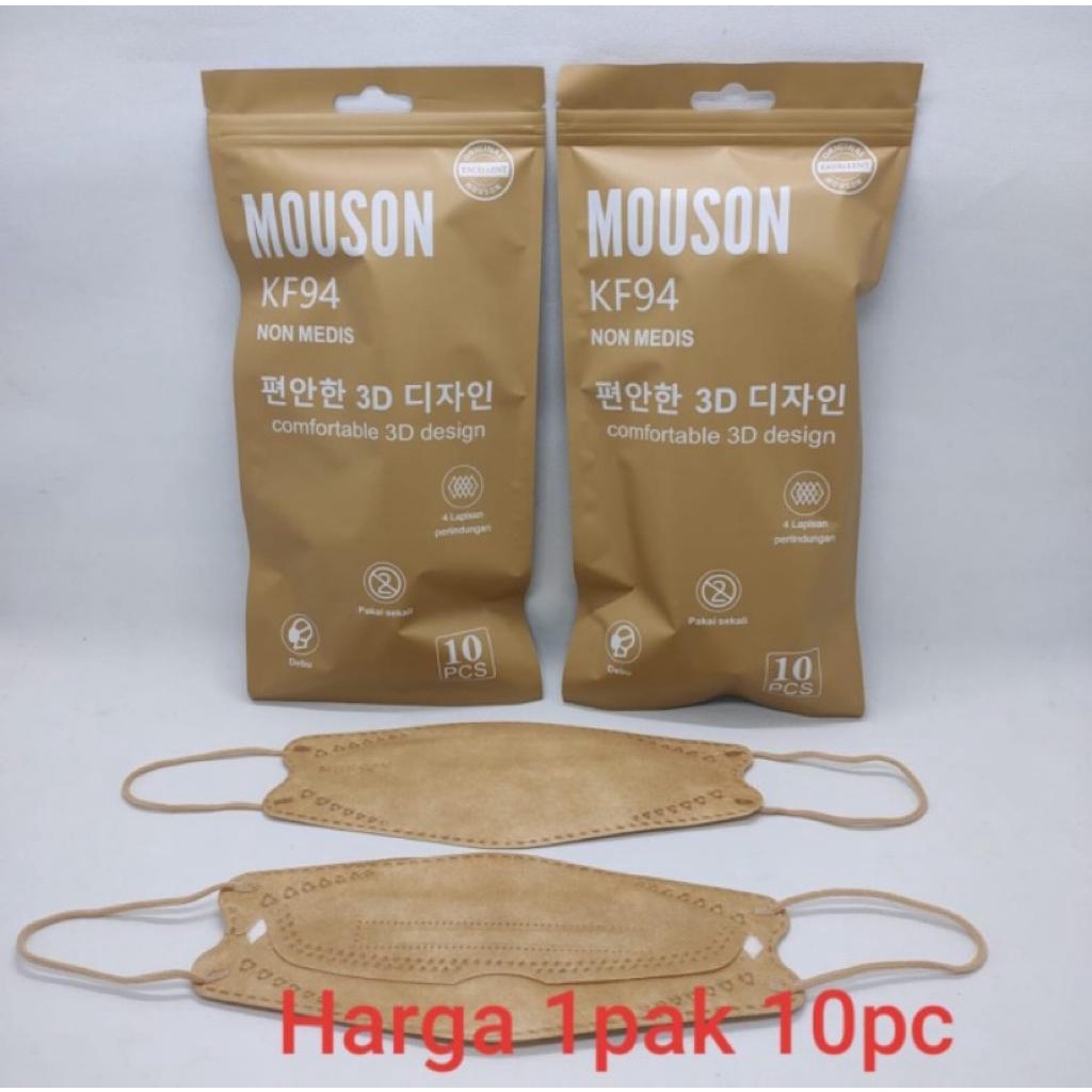 Jual Masker Mouson KF94 4ply Edisi Halloween Merah Putih Love Warna ...