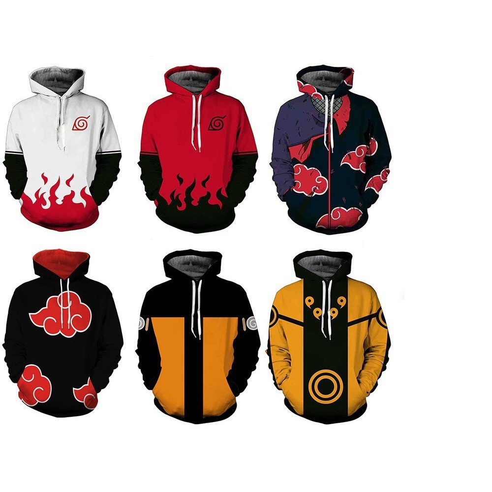 Jual Jaket Hoodie Anime Naruto Akatsuki Itachi | Shopee Indonesia