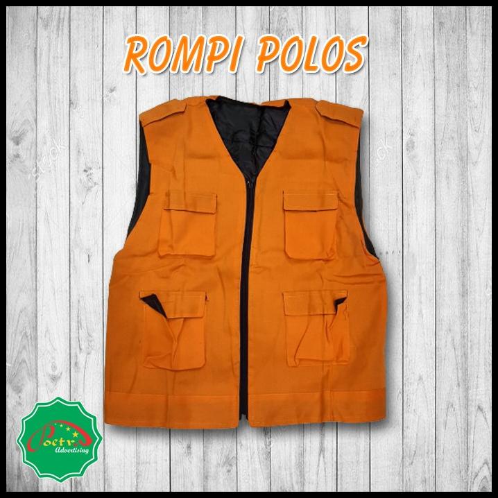 Jual Rompi Polos | Rompi Lapangan | Rompi Tahanan | Rompi Safety ...