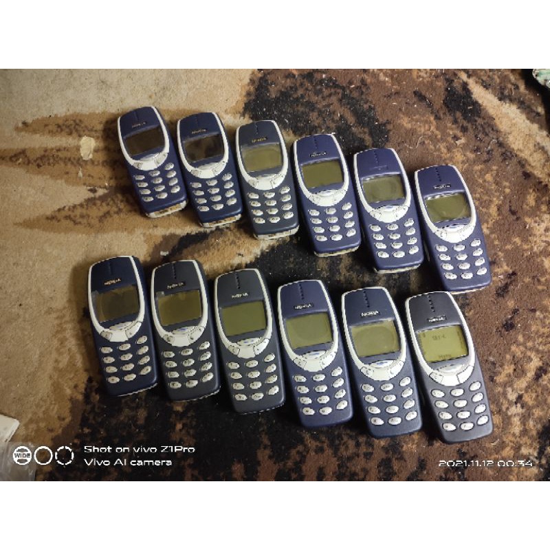 Jual nokia 3310 biru handphone jadul pesenan reseler 15 pcs | Shopee ...
