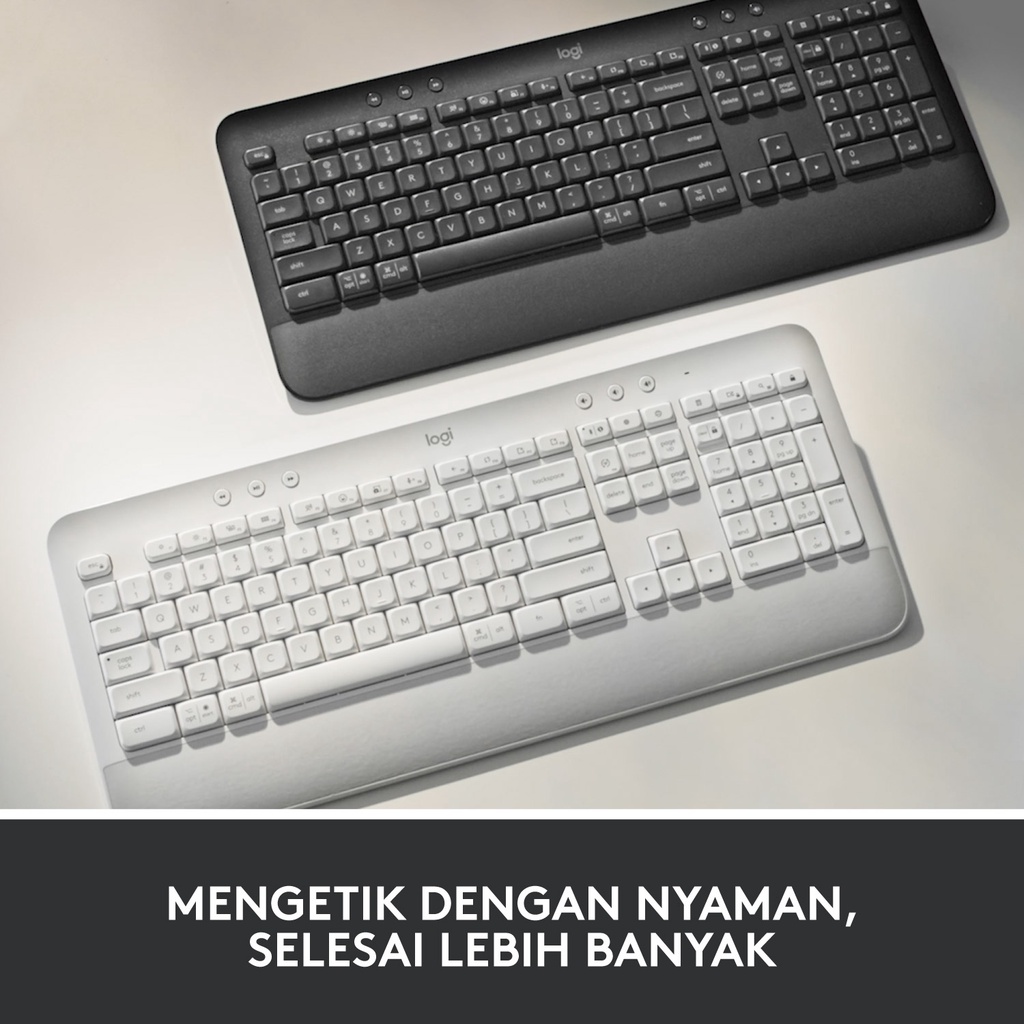 Jual Logitech Signature K650 Keyboard Wireless Bluetooth Comfort dengan ...
