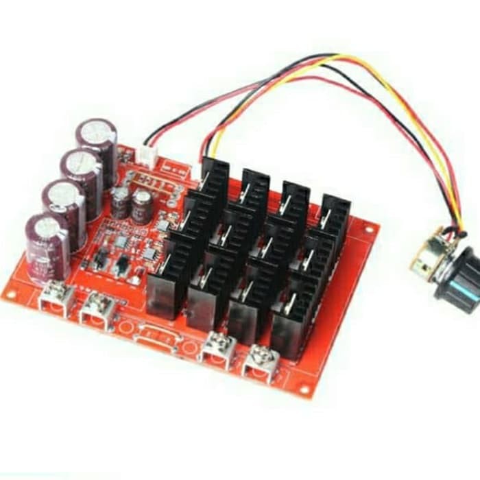 Jual modul pwm 60A pengatur kecepatan motor DC brushed 60A | Shopee ...