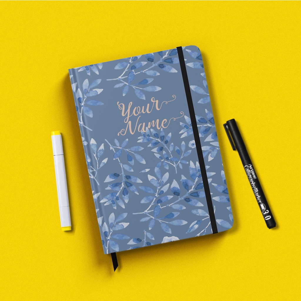 Jual Buku Tulis Catatan Custom Notebook Custom Tulisan Nama A5 | Buku ...