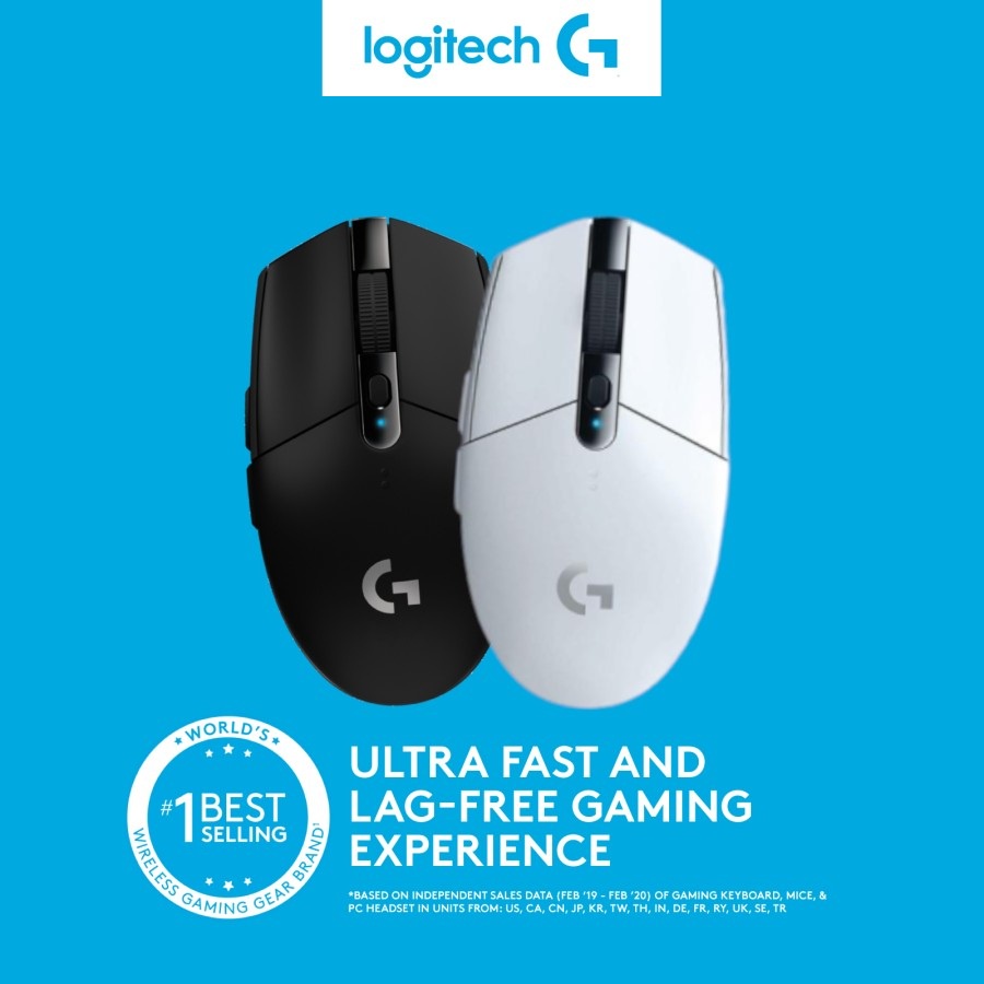 Jual LOGITECH GAMING MOUSE WIRELESS G304 LIGHTSPEED | Shopee Indonesia