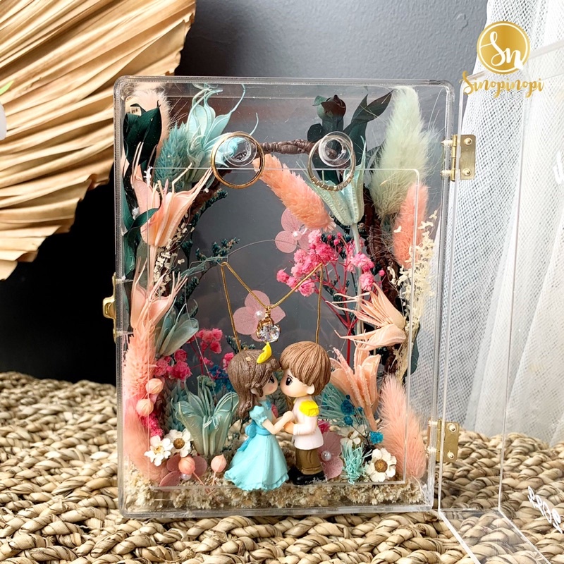 Jual RING BOX COUPLE KING QUEEN | KOTAK CINCIN AKRILIK BOX | LAMARAN ...