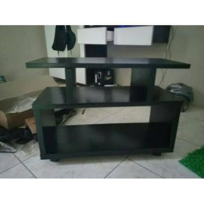 Jual Meja Rak TV LED Minimalis Susun 3 Ada Roda - TJ2 | Shopee Indonesia