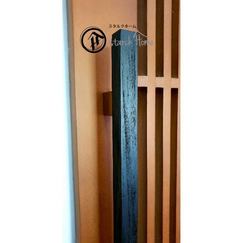 Jual Pull handle full kayu hitam pintu kaca dan kayu tradisional modern ...