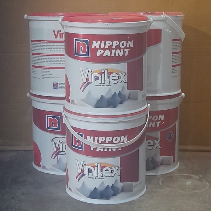 Jual Vinilex 5kg White 300 Putih Vinilex 5000 kembang Vinilex 5kg Galon Vinilex Nippon Paint 5Kg ...