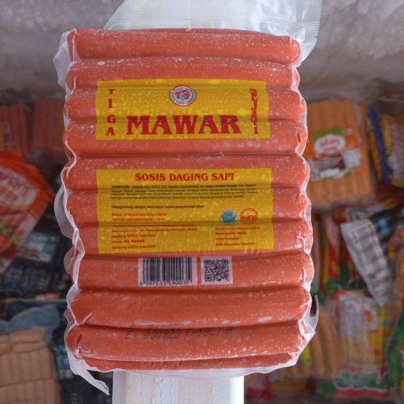 Jual Sosis Mawar Daging Sapi isi 33 Batang 800g | Shopee Indonesia