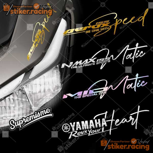 Jual STIKER NMAX Aerox Motto Aerox NMAX Mio Signature | Shopee Indonesia