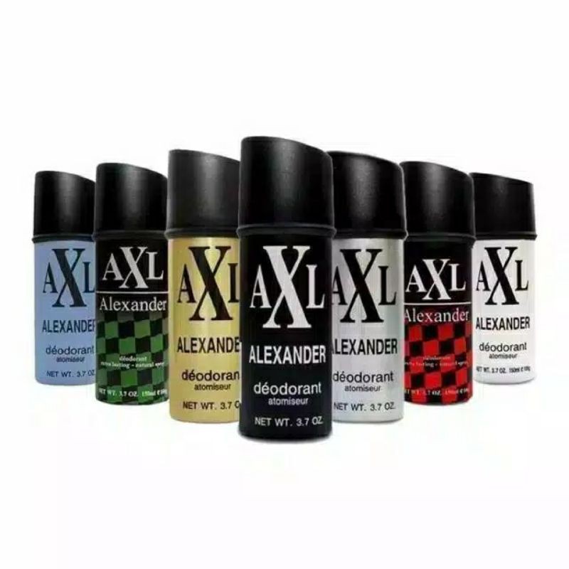 Jual AXL Alexander body spray 150 mL | Shopee Indonesia