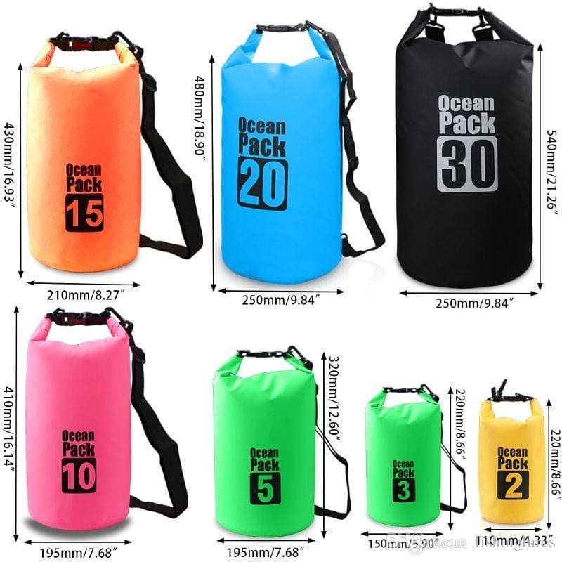 Jual Dry Bag Ocean Pack 2L 5L 10L 20L 30 al/ Drybag Kantong Air / Tas waterproof | Shopee Indonesia