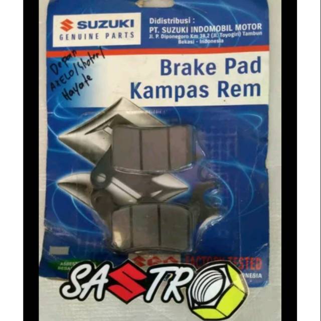 Jual Pad set brake pad kampas rem depan suzuki smash titan young star ...