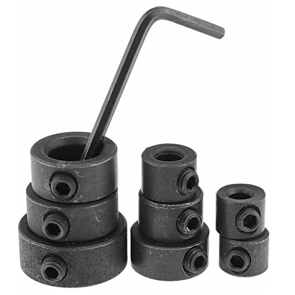 Jual Pre Order 8pcs Drill Depth Stop Collars Limit Ring 3-16mm ...