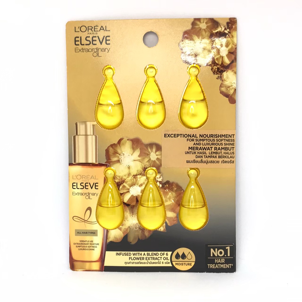 Jual LOREAL Paris Elseve Extraordinary Oil Serum Vitamin Rambut Hair ...