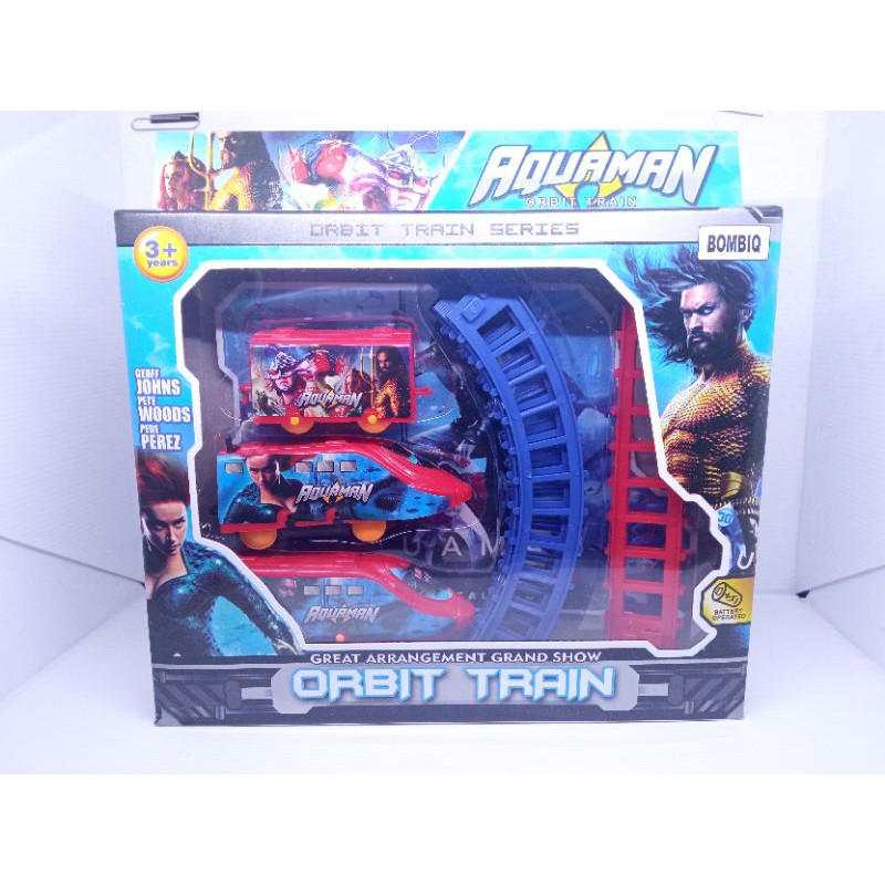 Jual MAINAN KERETA API KARAKTER HULK dan SPIDERMAN train set / 3 ...