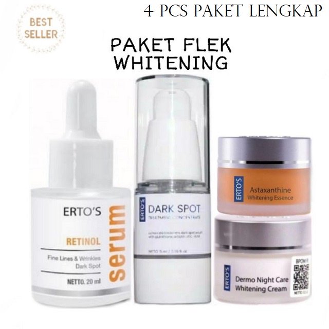 Jual Ertos Cream Penghilang Flek Dan Noda Hitam Original Pilihan Paket ( RETINOL-DARKSPOT ...