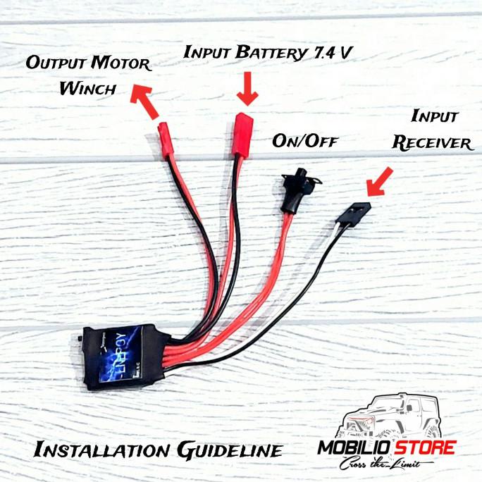 Jual AVRIL - Active Winch Module Speed Controller RC Adventure Modul ...
