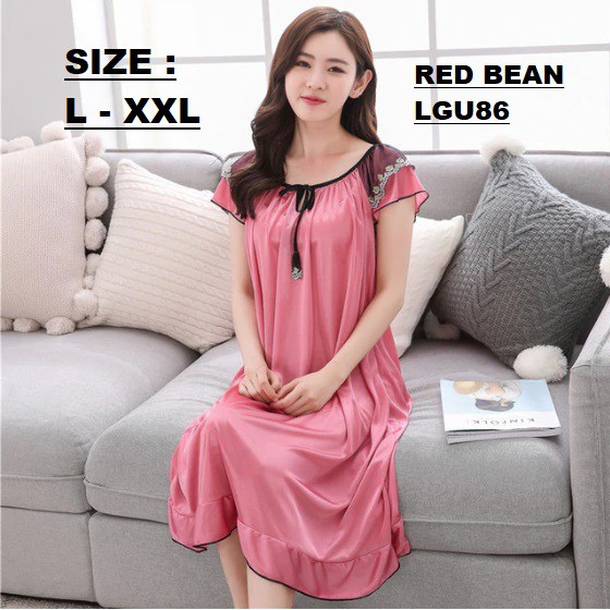 Jual Daster Trikot Baju Tidur Wanita Impor LGU | Shopee Indonesia