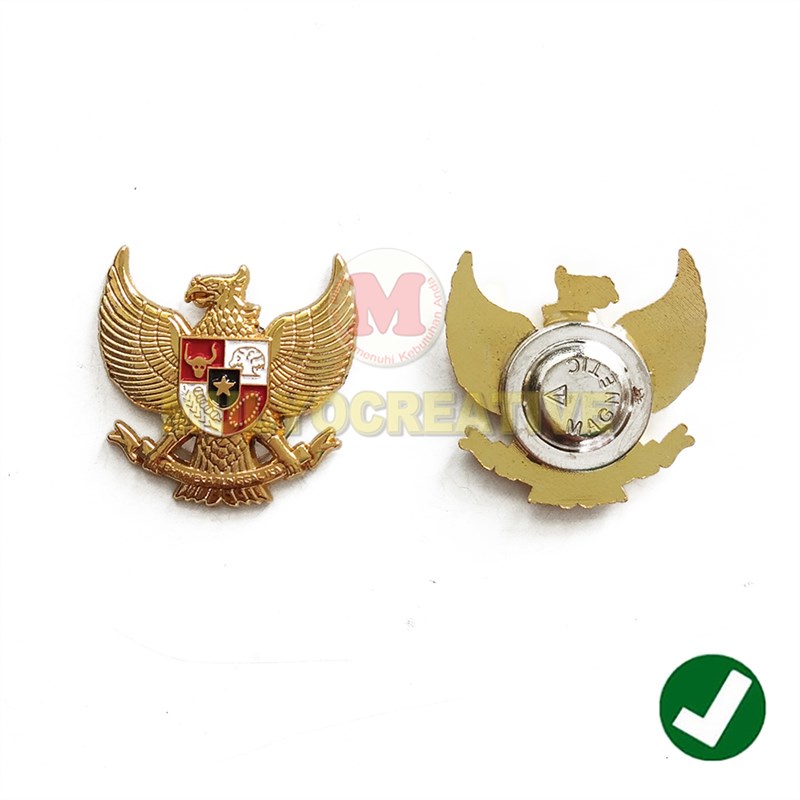 Jual Lencana Magnet Murah - Lencana Pin Garuda Magnet Atribut Paskibra ...