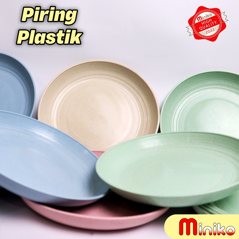 Jual Piring siap saji - Piring plastik tebal - Piring Makan Anti Pecah ...