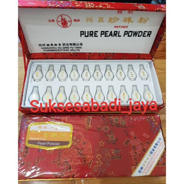 Jual ORIGINAL 100% ZHEN ZHU FEN (PEARL POWDER BUBUK MUTIARA) ORIGINAL ...