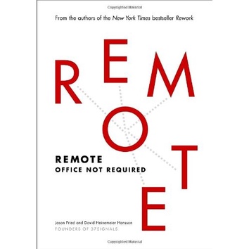 Jual Remote Office Not Required (Jason Fried, David Heinemeier Hansson ...