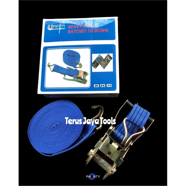 Jual Tali Pengikat Barang 2 inc x 10 meter Cargo Lashing Rachet Tie ...